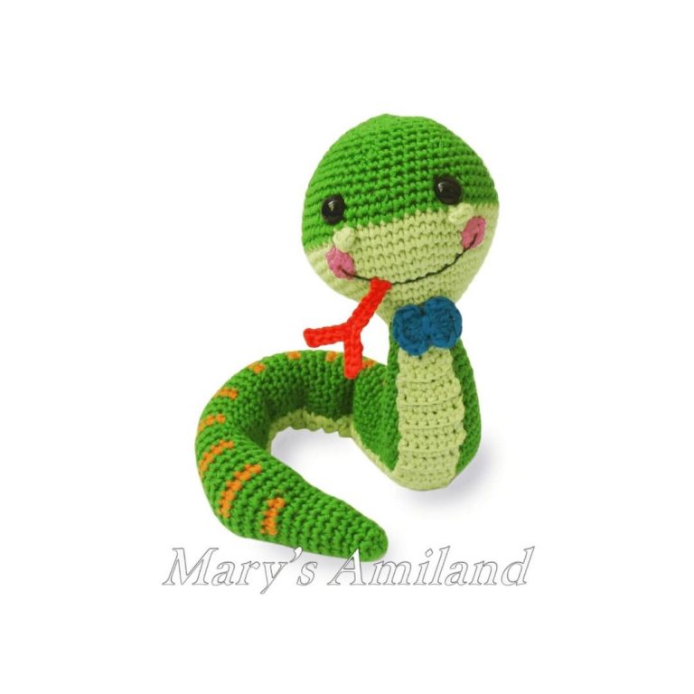 Amigurumi Crochet Snake Cholera in Hat Free Pattern – Free Amigurumi ...