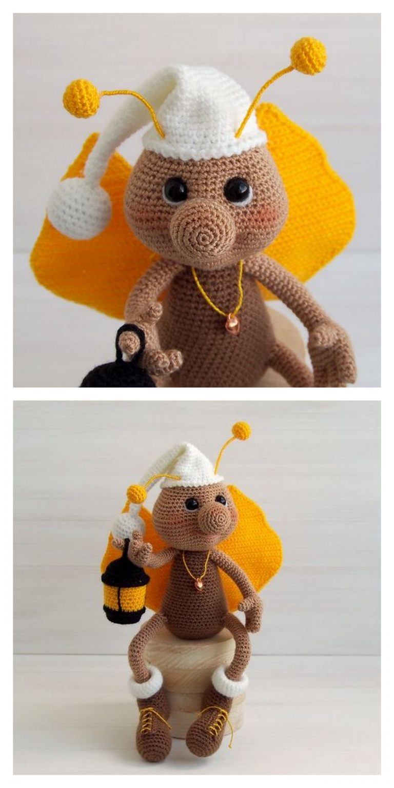 Amigurumi Crochet Cicada Free Pattern - Free Amigurumi Crochet