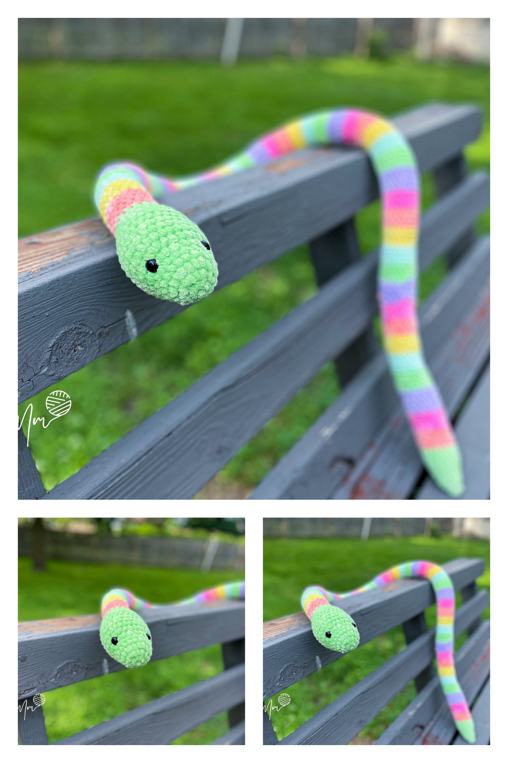 Amigurumi Snake Free Pattern – 1 – Free Amigurumi Crochet