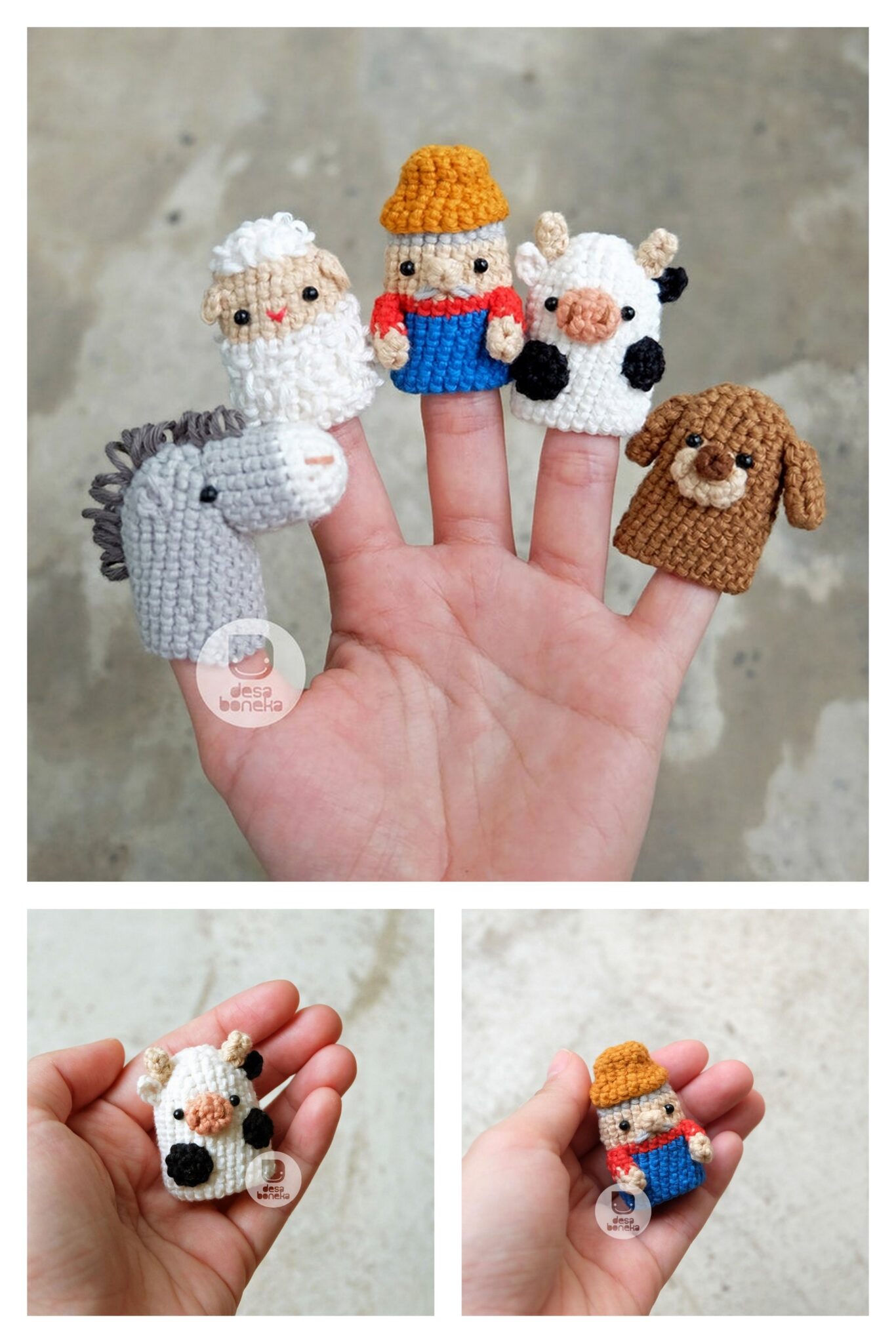 Amigurumi Finger Puppet Free Pattern-2 – Free Amigurumi Crochet