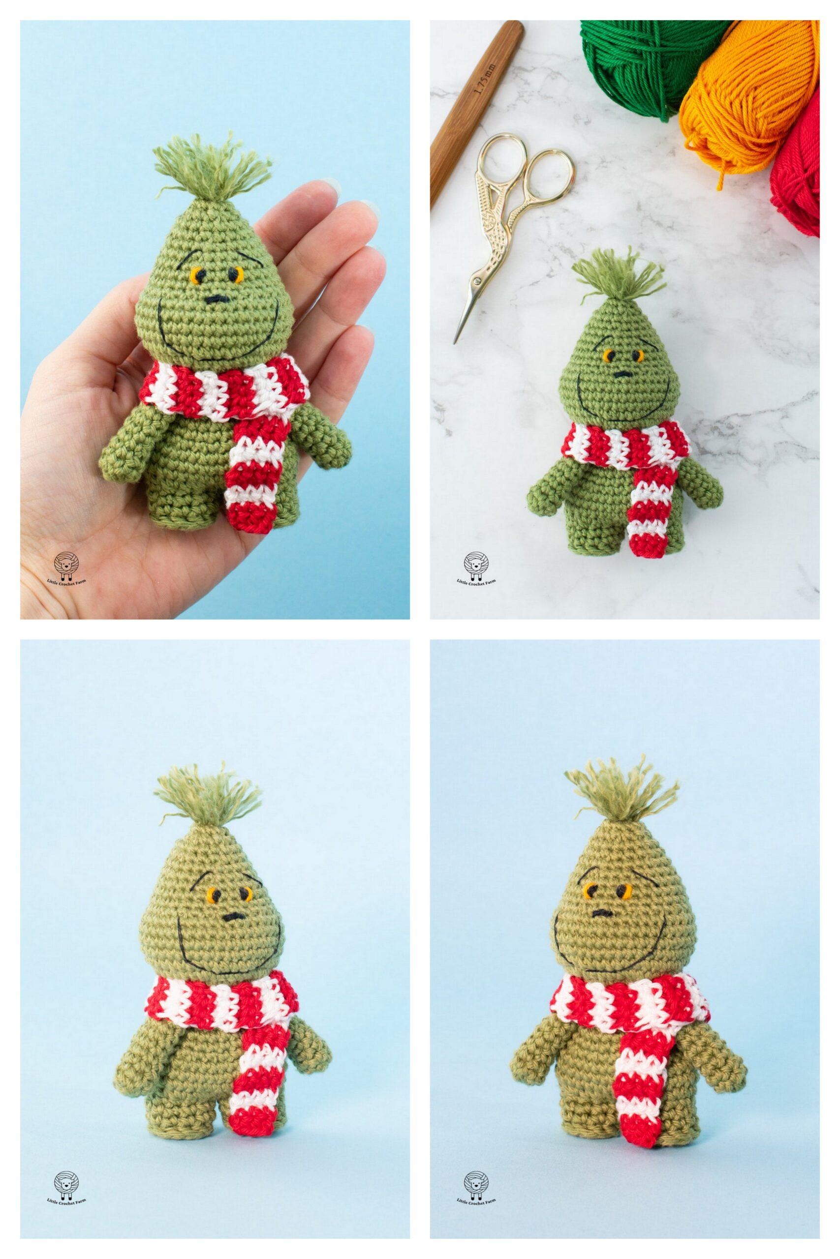 Amigurumi Christmas Tree Ornament Free Pattern-1 – Free Amigurumi Crochet