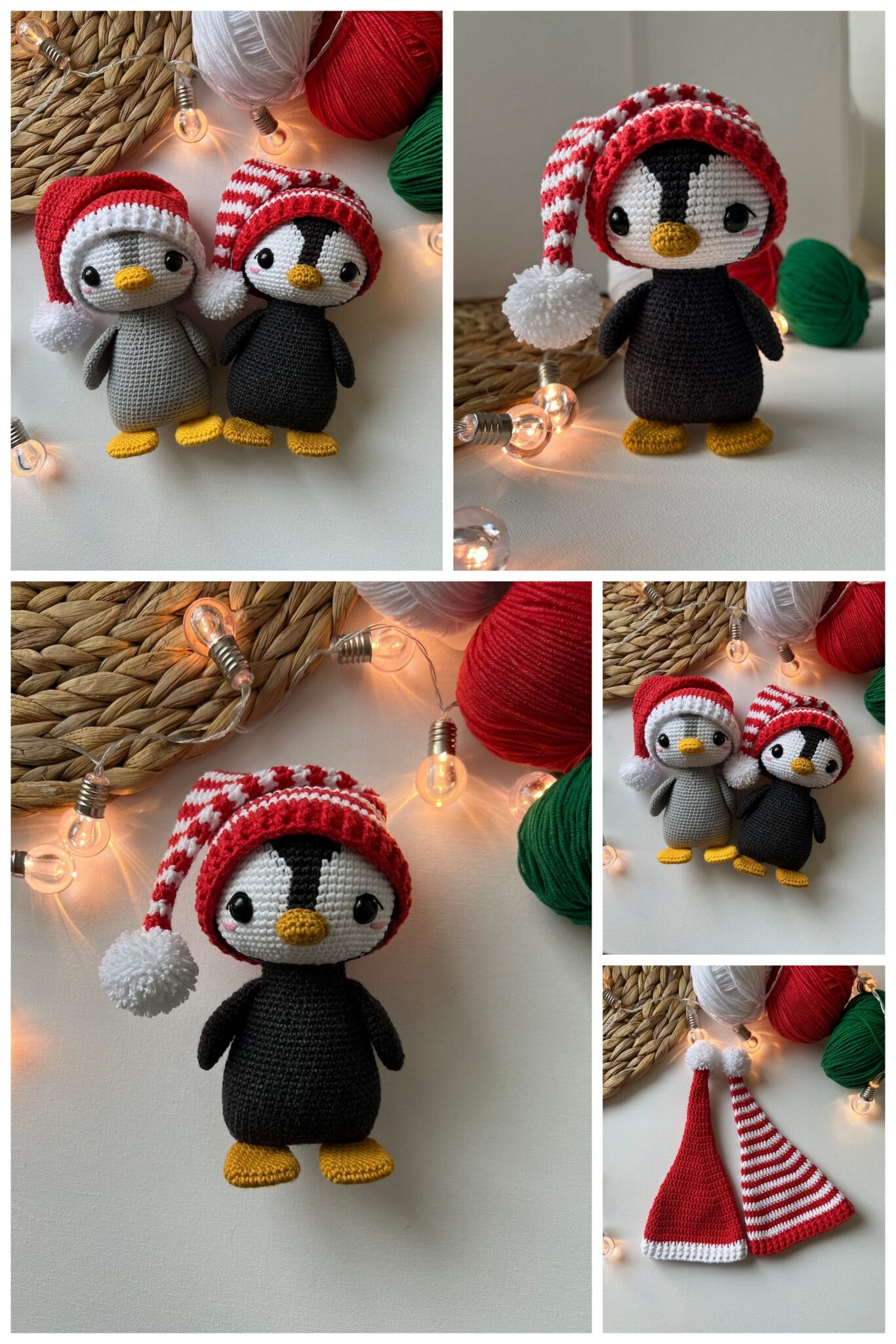 Amigurumi Christmas Penguin Free Pattern-2 – Free Amigurumi Crochet