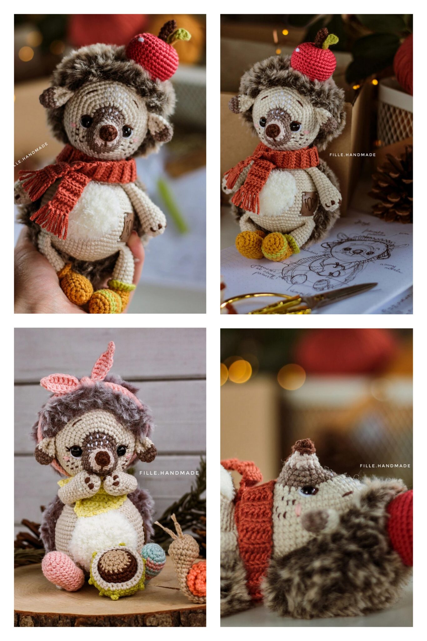 Amigurumi Happy Hedgehog Free Pattern-1 – Free Amigurumi Crochet