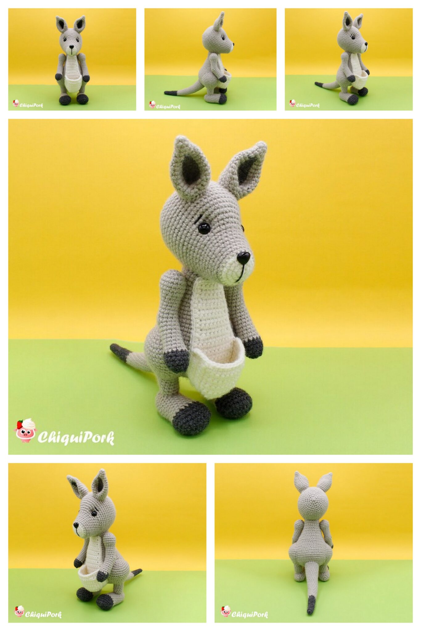Amigurumi Kangaroo Free Pattern-1 – Free Amigurumi Crochet