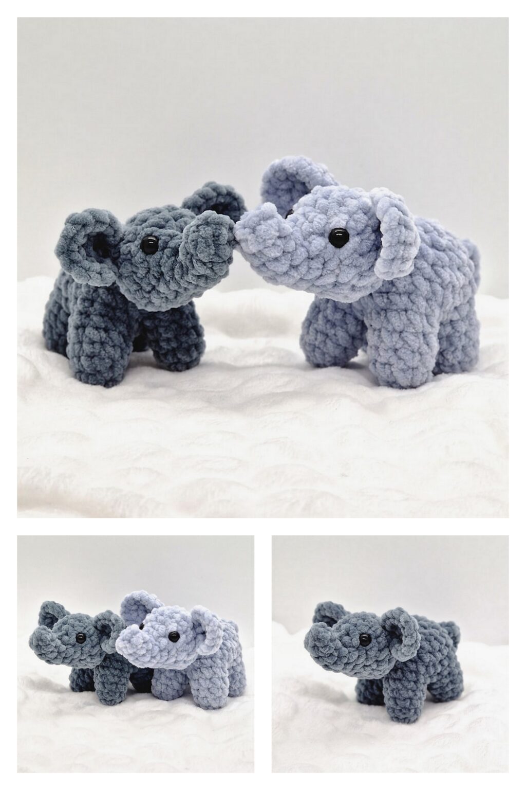 Amigurumi Cute Elephants Free Pattern-2 – Free Amigurumi Crochet