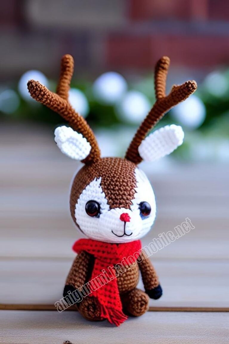 Amigurumi Tiny Reindeer Free Pattern-3 – Free Amigurumi Crochet