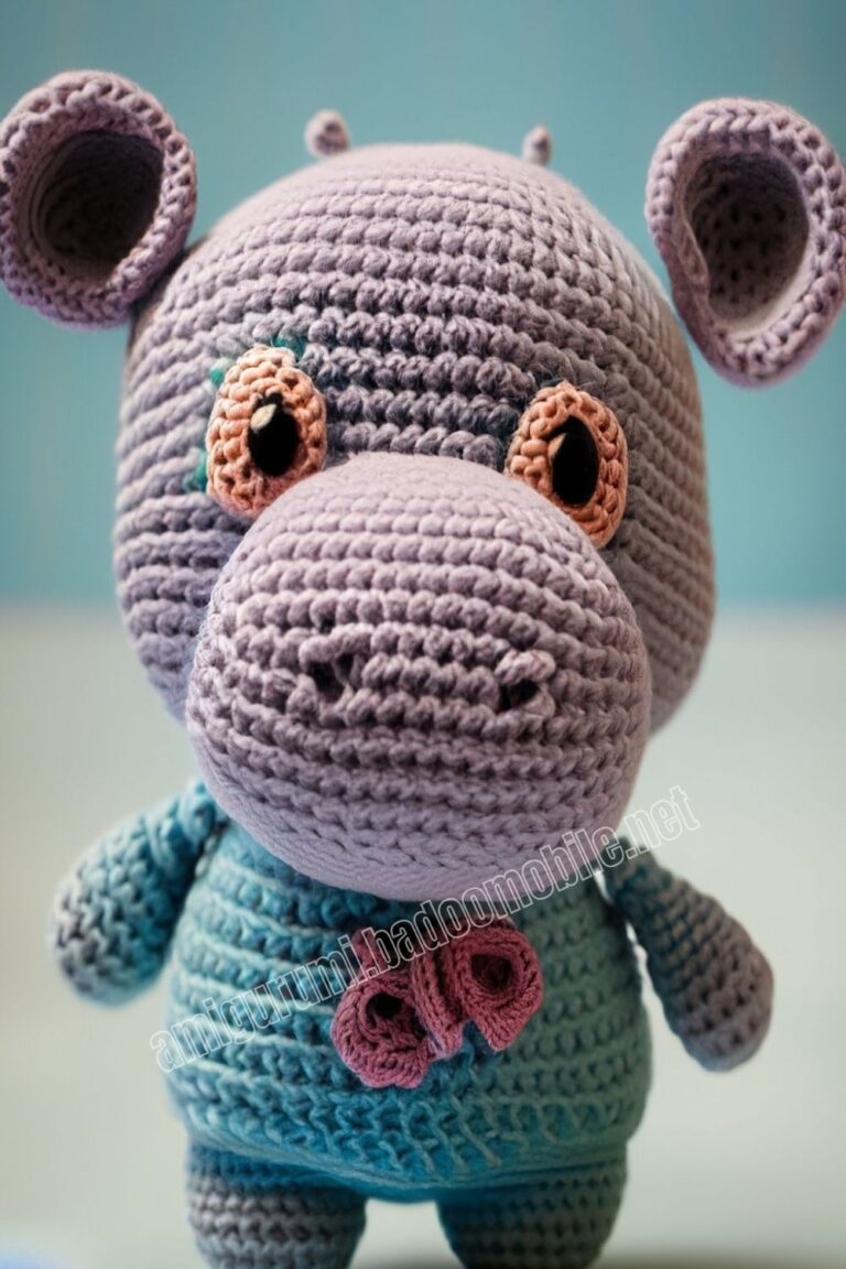 Amigurumi Rainbow Hippo Free Pattern-1 – Free Amigurumi Crochet