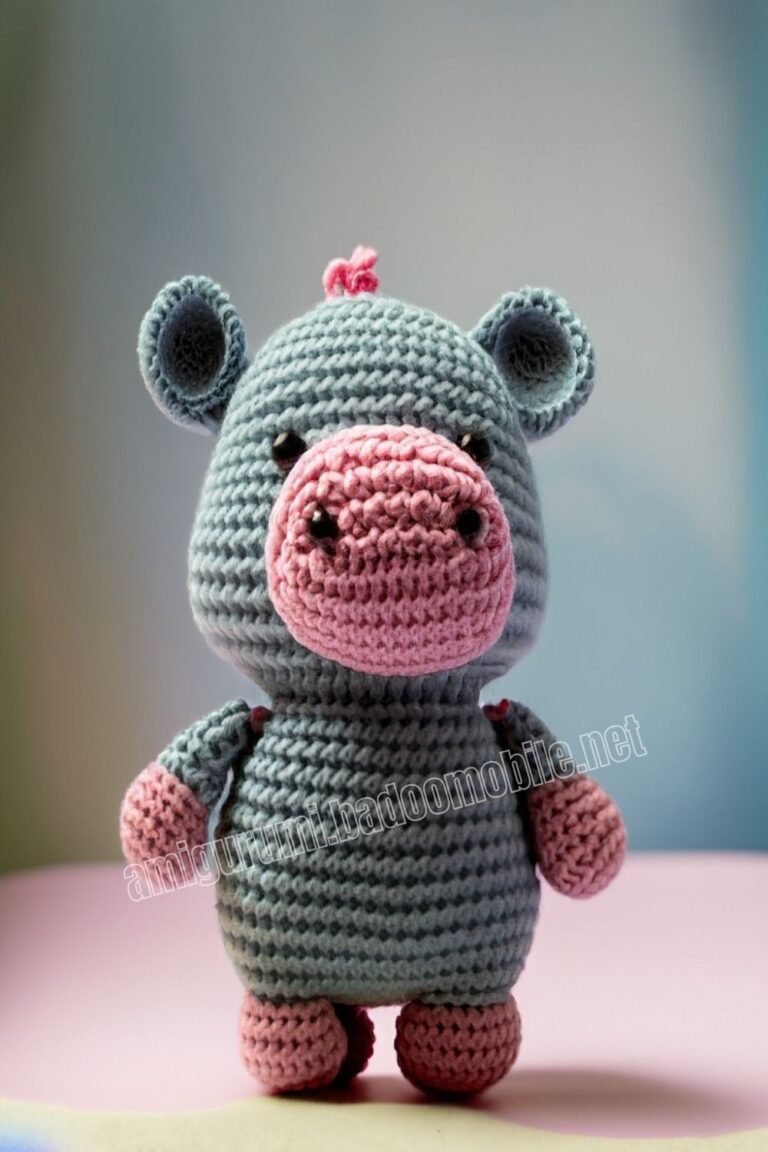 Amigurumi Rainbow Hippo Free Pattern-1 – Free Amigurumi Crochet