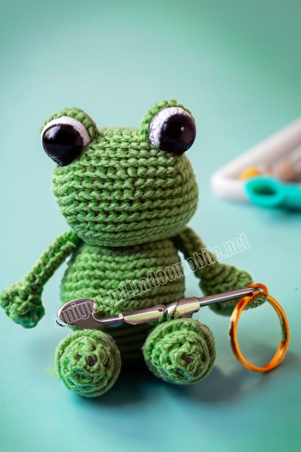 Amigurumi Plush Frog Keychain Free Pattern-3 – Free Amigurumi Crochet
