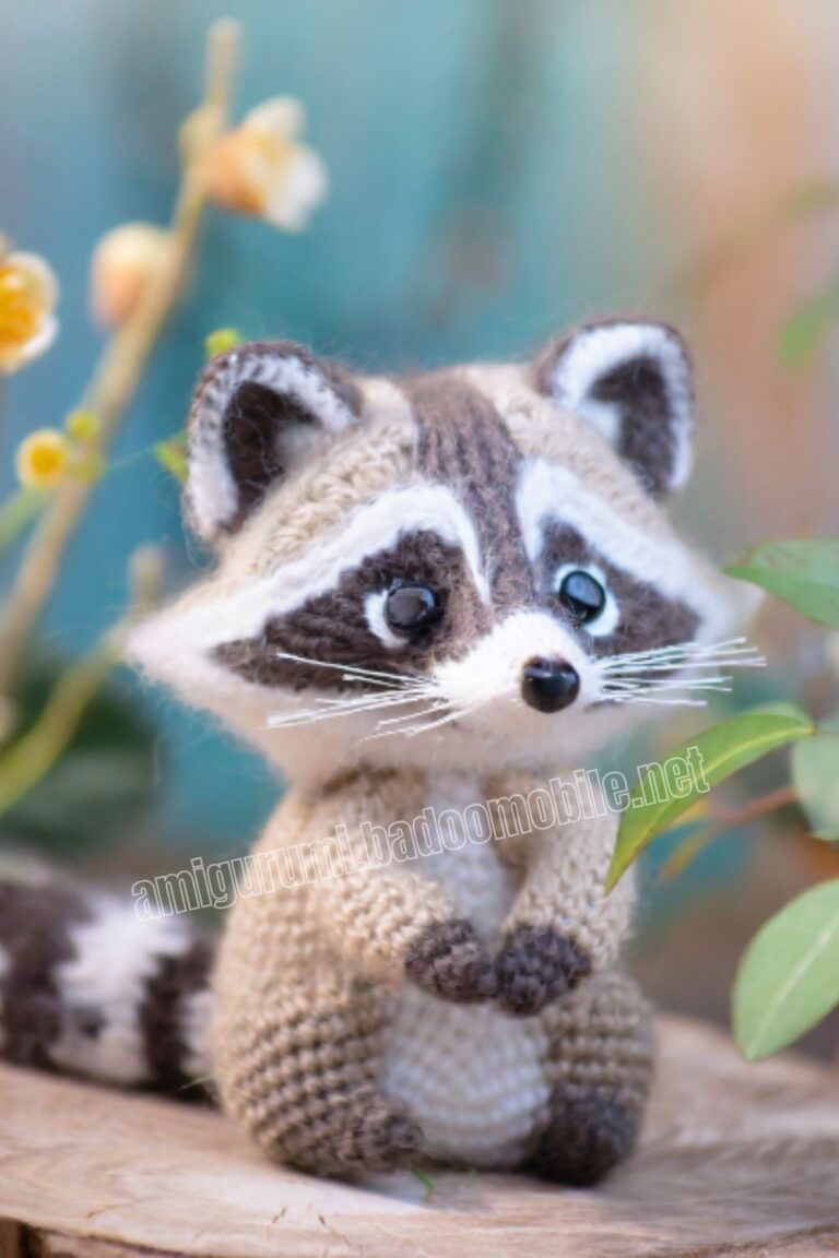 Amigurumi Crochet Plush Raccoon Free Pattern-2 – Free Amigurumi Crochet