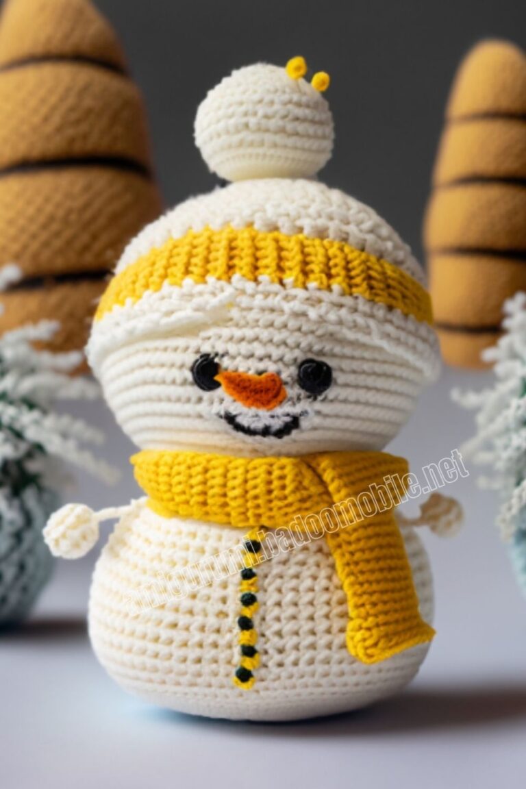 Amigurumi Mini Snowman Free Pattern-1 – Free Amigurumi Crochet