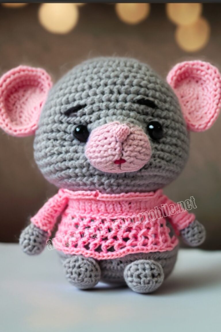 Amigurumi Plush Mouse Pattern-2 – Free Amigurumi Crochet