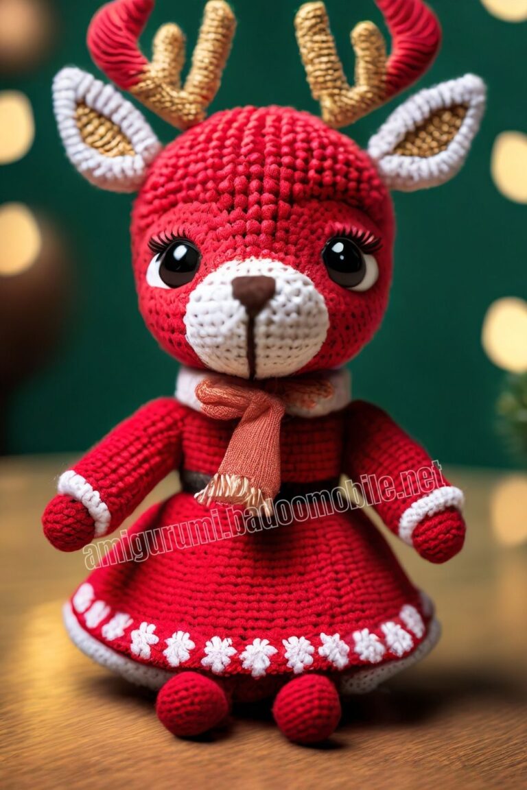 Amigurumi Christmas Reindeer Free Pattern-2 – Free Amigurumi Crochet