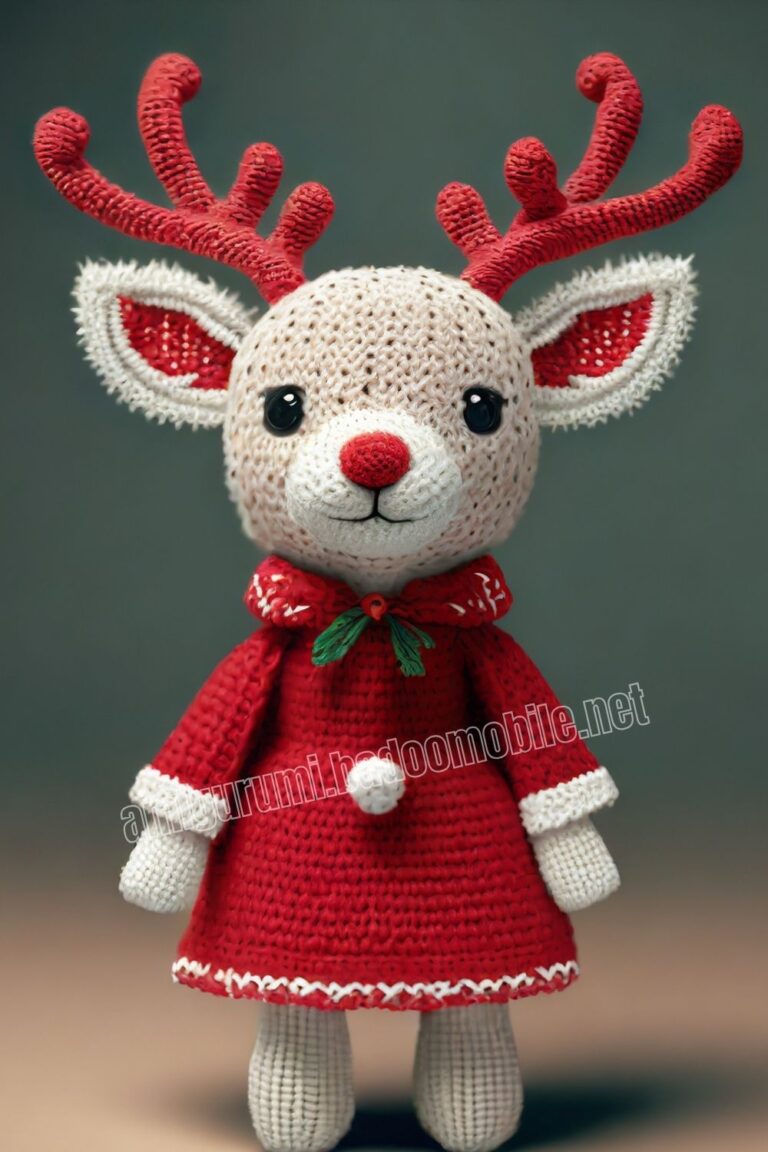 Amigurumi Christmas Reindeer Free Pattern-2 – Free Amigurumi Crochet