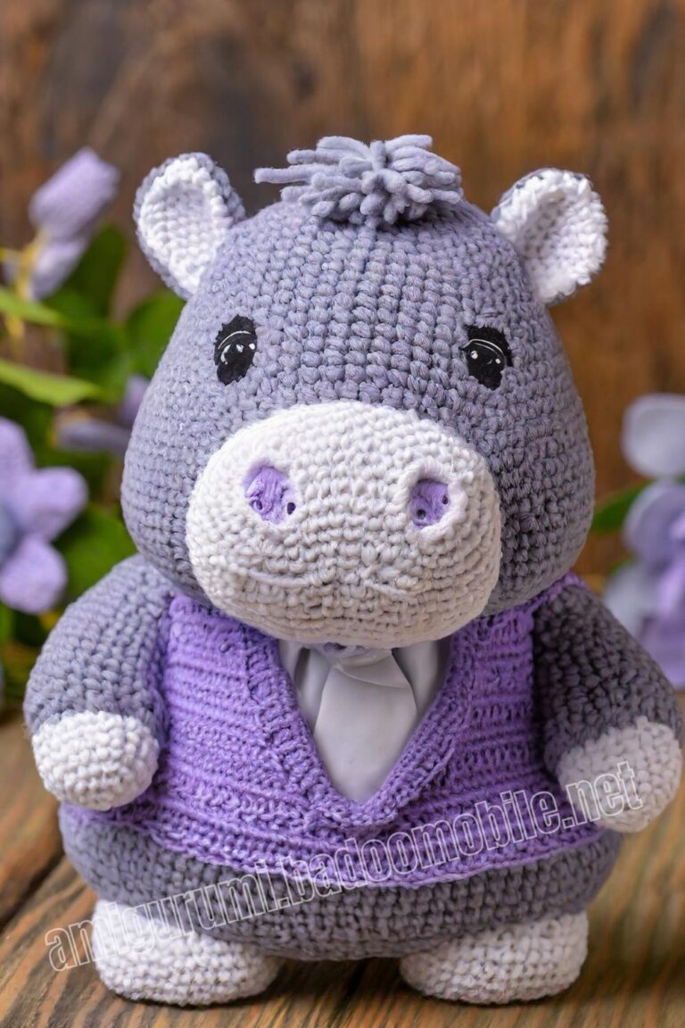 Amigurumi Crochet Hippo Lina Free Pattern-2 – Free Amigurumi Crochet
