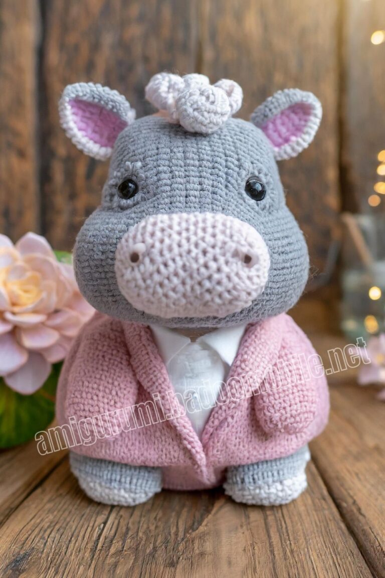 Amigurumi Crochet Hippo Lina Free Pattern-2 – Free Amigurumi Crochet