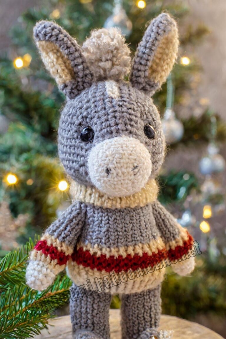 Amigurumi Crochet Donkey Free Pattern-2 – Free Amigurumi Crochet