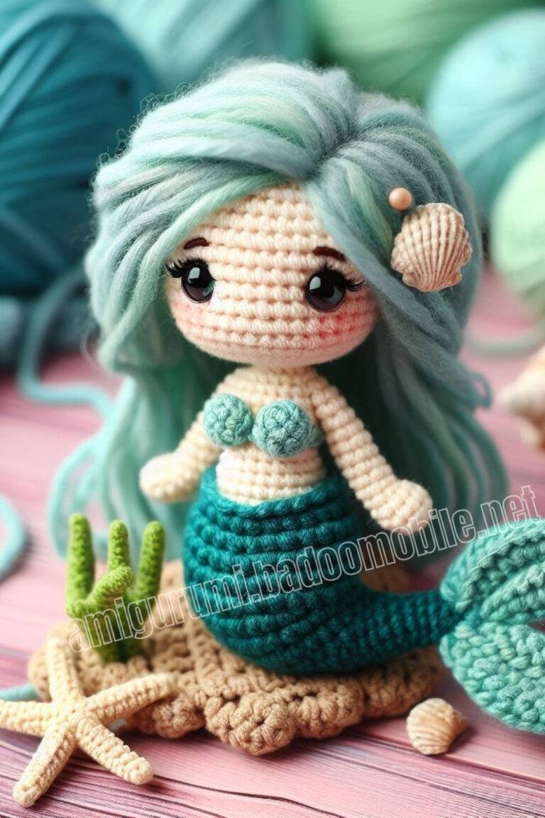 Amigurumi Crochet Mini Mermaid Free Pattern-1 – Free Amigurumi Crochet