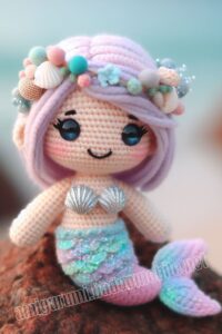 Amigurumi Crochet Mini Mermaid Free Pattern-1 – Free Amigurumi Crochet