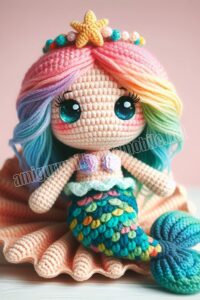 Amigurumi Crochet Mini Mermaid Free Pattern-1 – Free Amigurumi Crochet