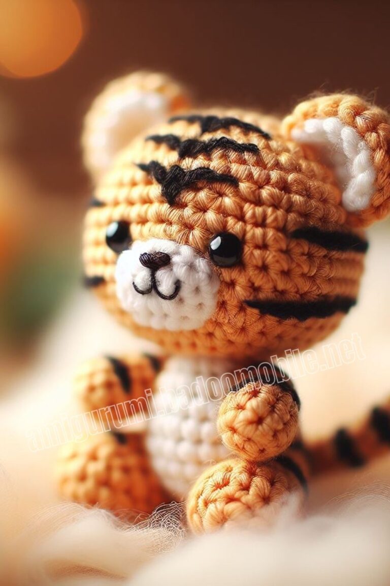 Amigurumi Plush Tiger Mark Free Pattern-2 – Free Amigurumi Crochet