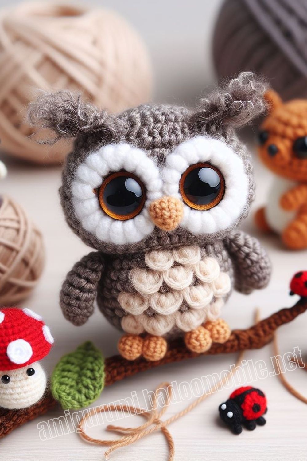 Amigurumi White Plush Owl Free Pattern-1 – Free Amigurumi Crochet