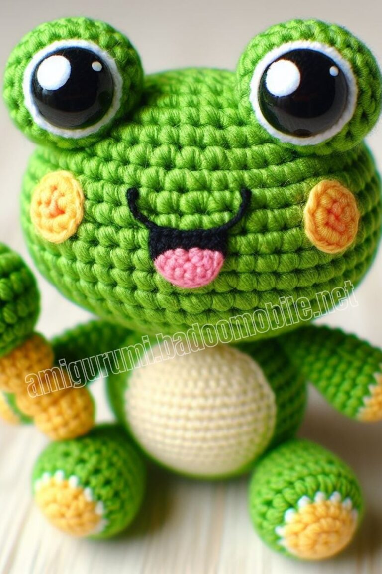 Amigurumi Frog Rattle Free Pattern-1 – Free Amigurumi Crochet