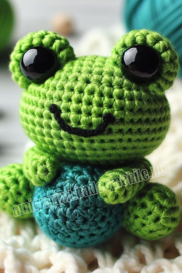 Amigurumi Frog Rattle Free Pattern-1 – Free Amigurumi Crochet