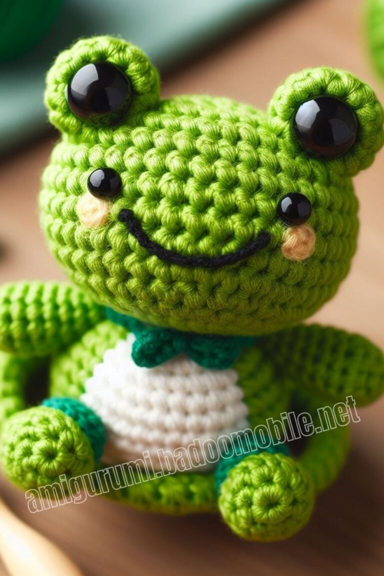 Amigurumi Frog Rattle Free Pattern-1 – Free Amigurumi Crochet