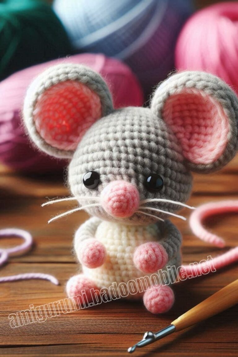 Amigurumi Tiny Mouse Free Pattern-2 – Free Amigurumi Crochet