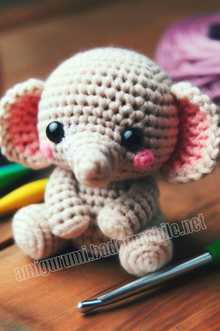 Amigurumi Little Cute Elephant Free Pattern-3 – Free Amigurumi Crochet