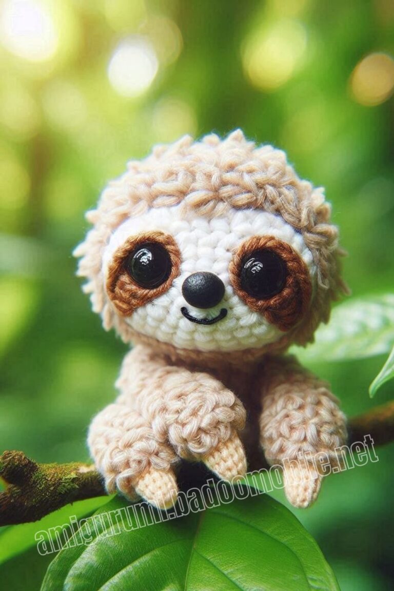 Amigurumi Plush Sloth Free Pattern-3 – Free Amigurumi Crochet