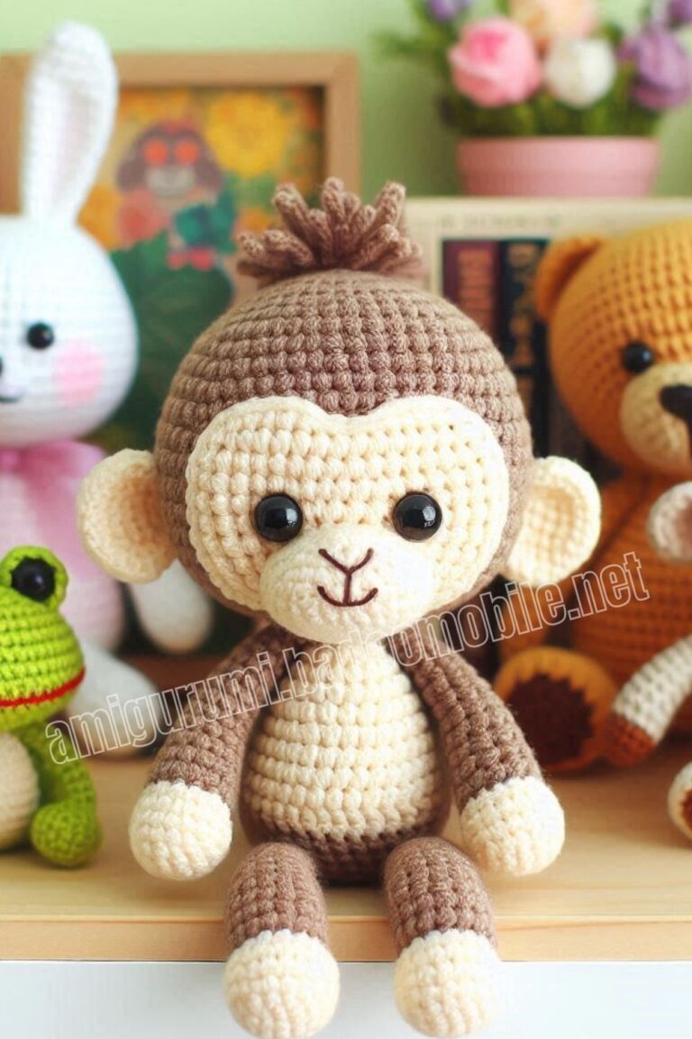 Amigurumi Crochet Monkey Free Pattern-3 – Free Amigurumi Crochet