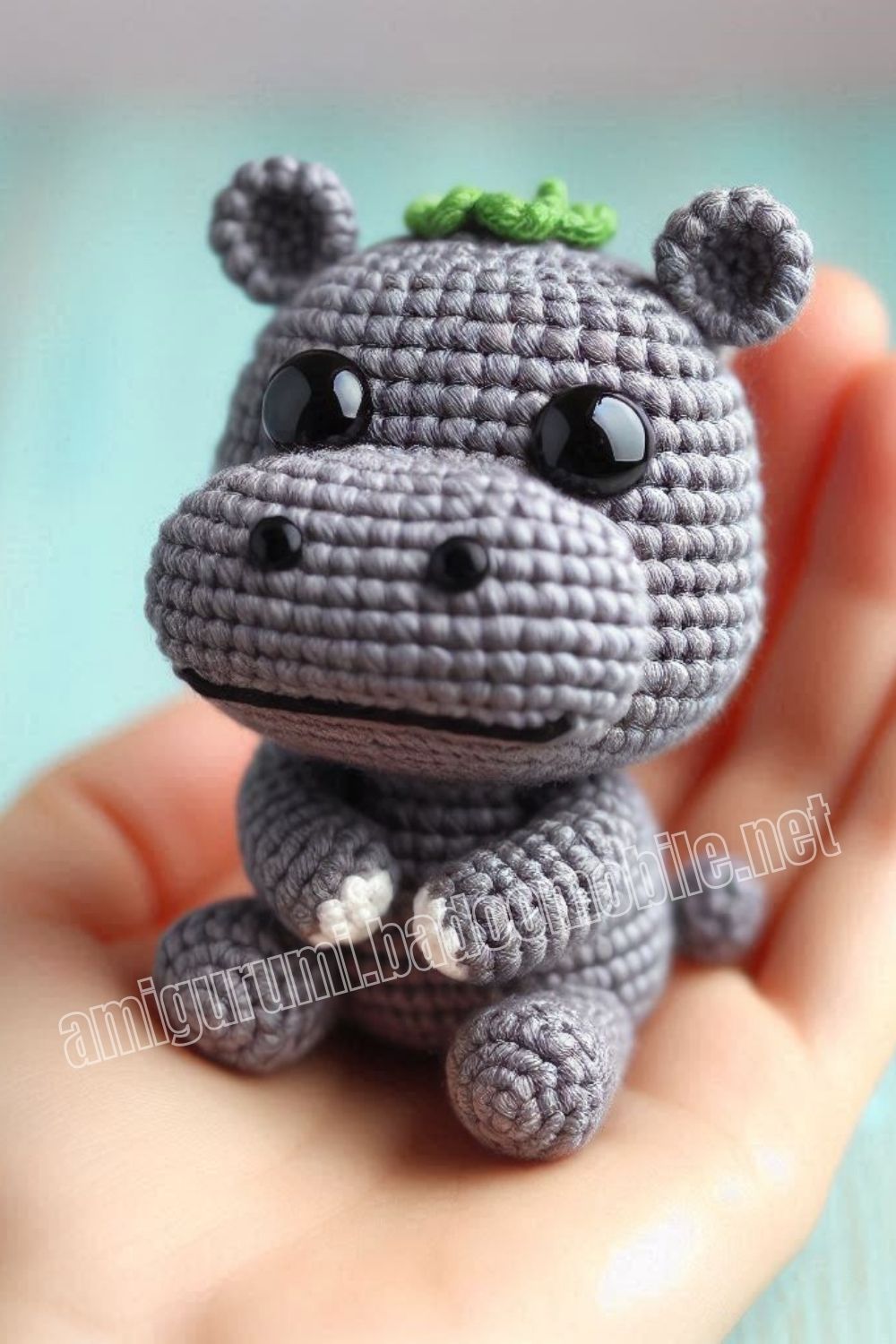 Amigurumi Cute Baby Hippo Free Pattern-2 – Free Amigurumi Crochet