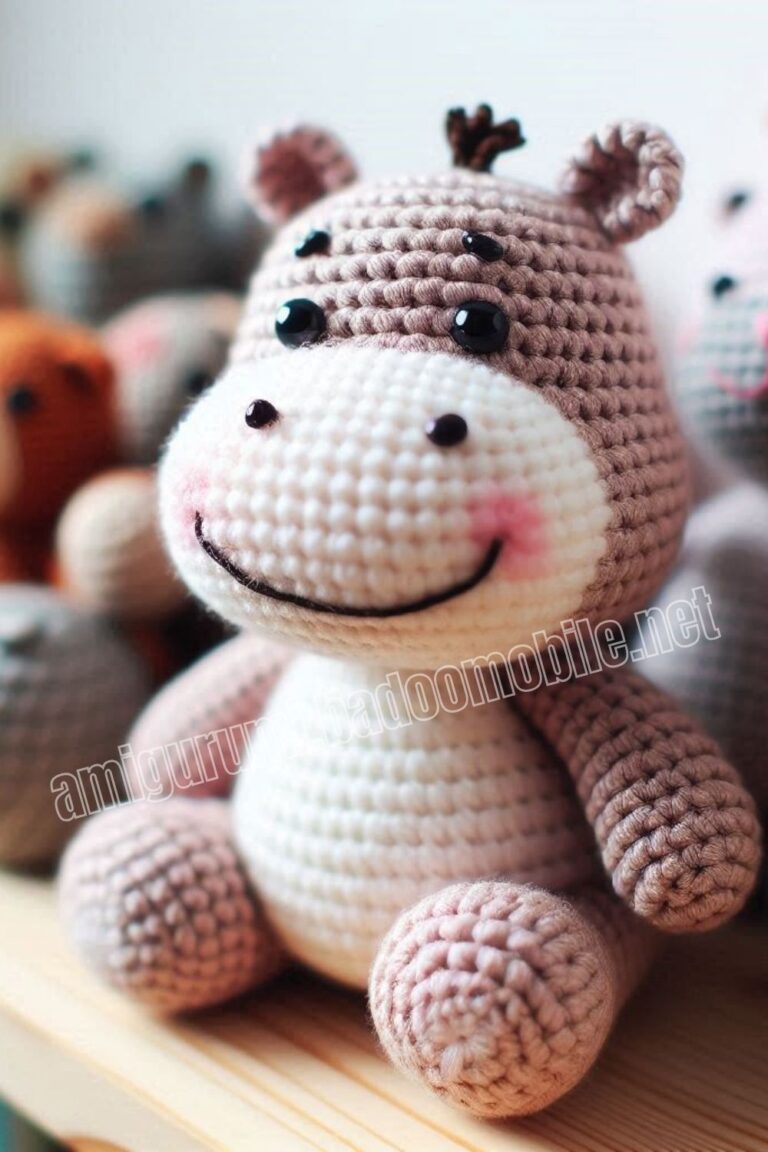 Amigurumi Cute Baby Hippo Free Pattern-2 – Free Amigurumi Crochet