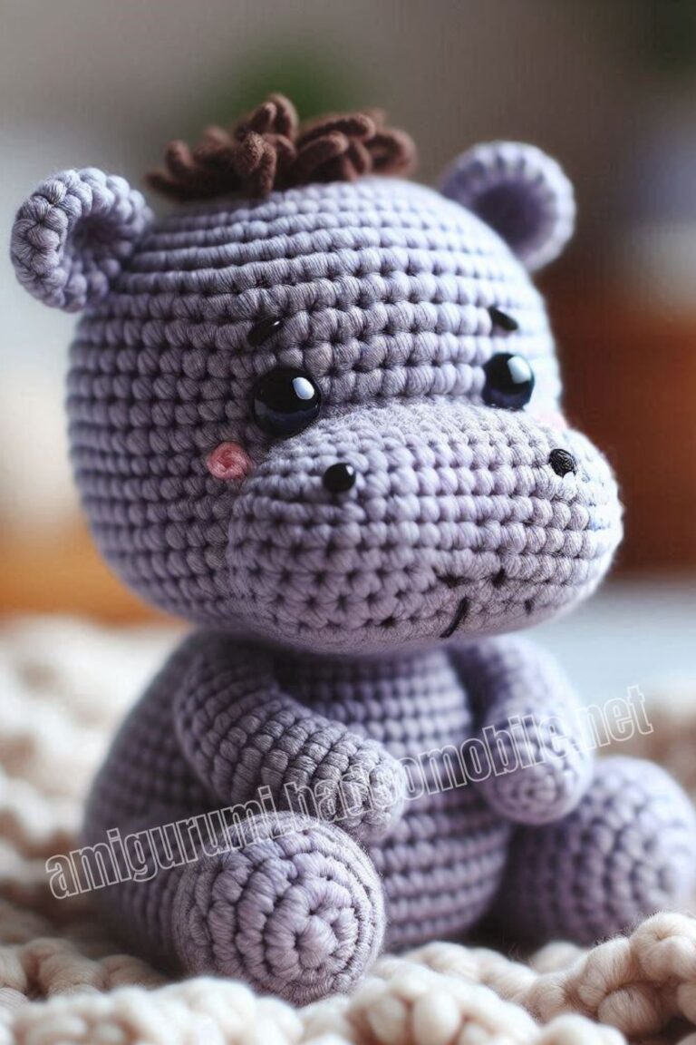 Amigurumi Cute Baby Hippo Free Pattern-2 – Free Amigurumi Crochet
