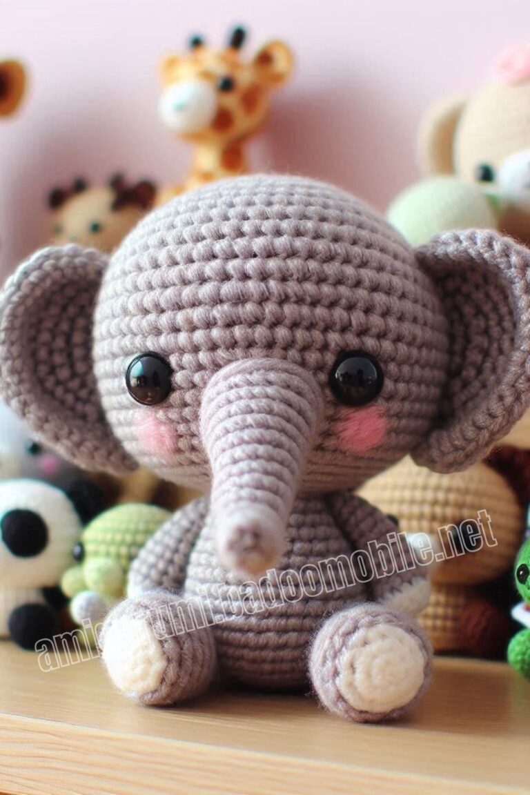 Amigurumi Mini Plush Elephant Free Pattern-1 – Free Amigurumi Crochet